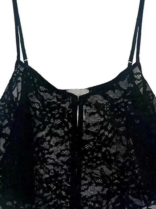 FLEUR DU MAL Venus Flutter Lace Camisole Top