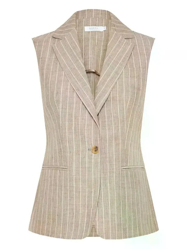 BARBA NAPOLI Striped Waistcoat
