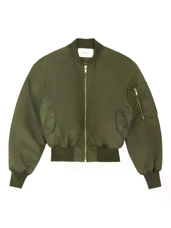 ENTIRE STUDIOS Puffe-sleeve Bomber Jacket - Green