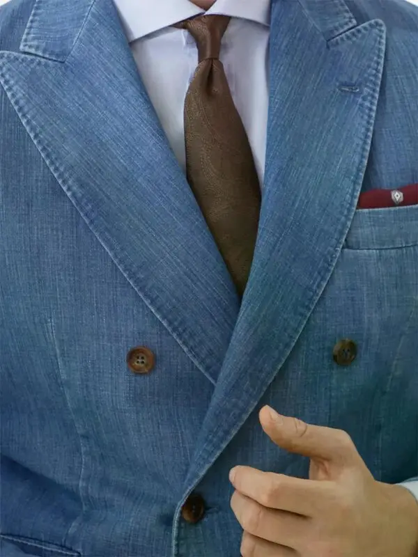 Brunello Cucinelli Denim Blazer - Blue