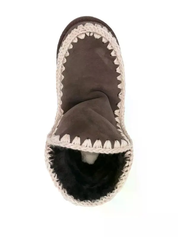 Mou Chunky Slip-on Leather Boots