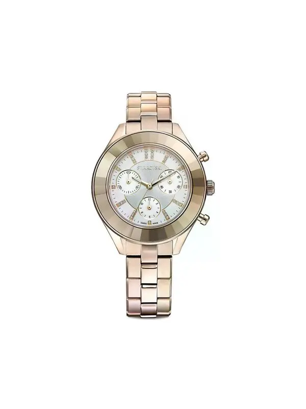 SWAROVSKI 37mm Chronograph Watch - White