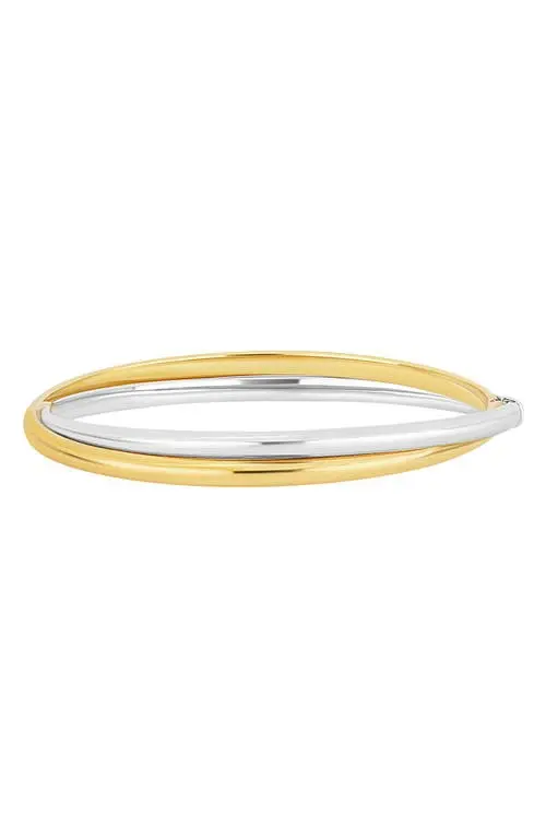 Bony Levy Two-tone 14k Gold Bangle - 14k White Yellow Gold