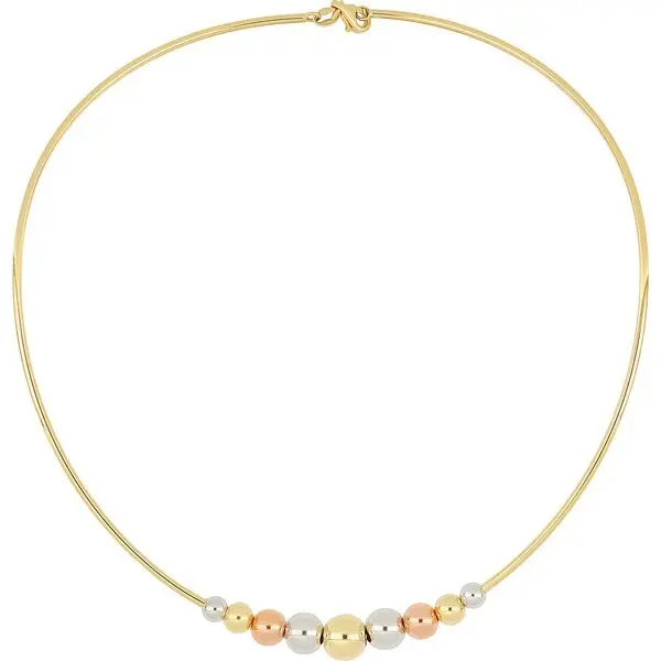 Bony Levy 14k Gold Beaded Choker Necklace - 14k Yellow Gold