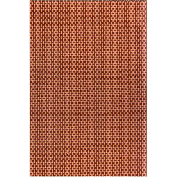 MAD MATS Basket Weave Brown Oxide Rug