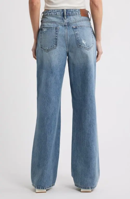 HIDDEN JEANS Distressed Wide-leg Jeans
