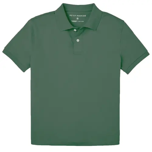 PETER MANNING NYC James Polo Shirt - Hunter Green