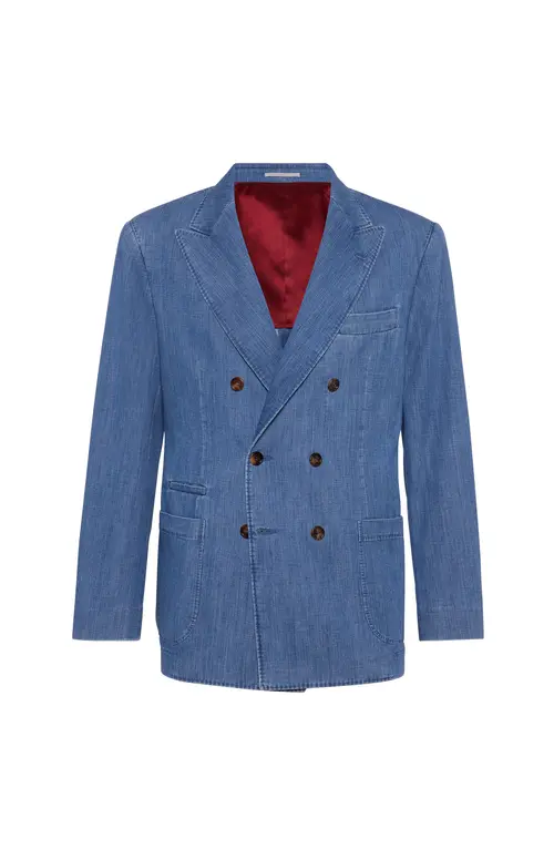 Brunello Cucinelli Denim Blazer
