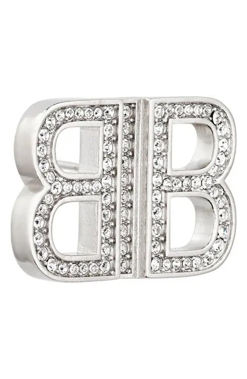 Balenciaga Bb 2.0 Crystal Stud Earrings