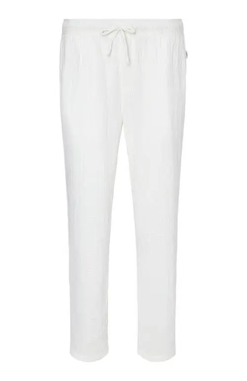 Onia Cotton Gauze Pull-on Pant - White