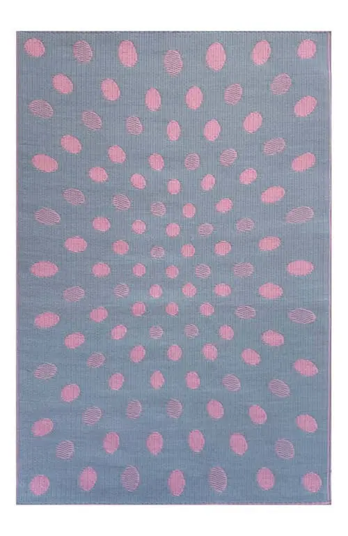 MAD MATS Dots Pink & Grey Rug