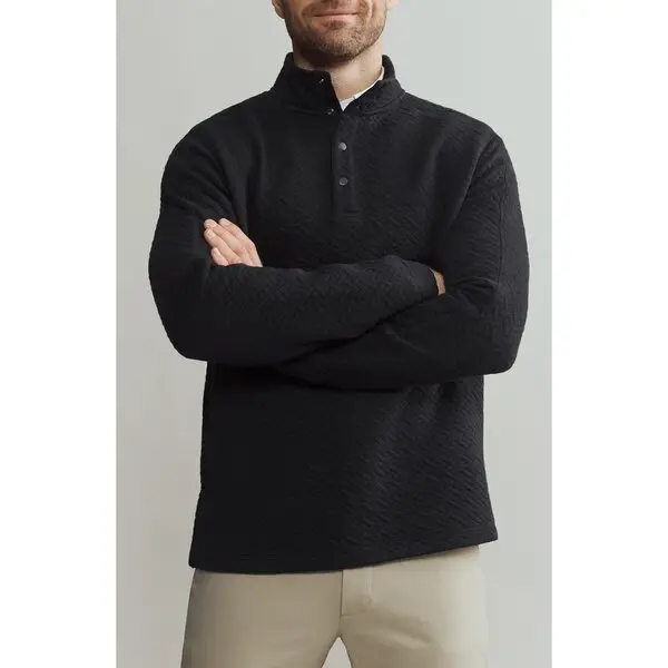 RHONE Weekend Quilted Pullover