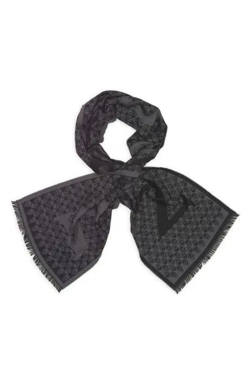 Alexander McQueen Multilogo Wool Scarf