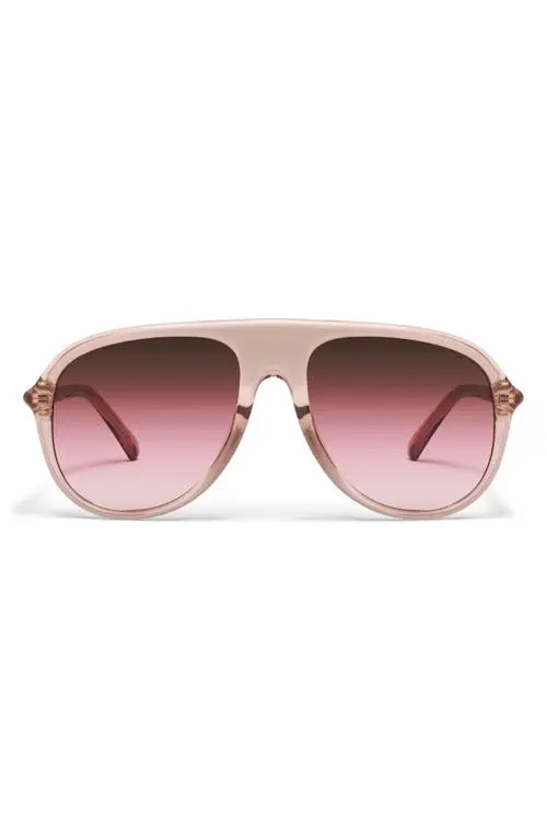 Quay Aviator Sunglasses - Doe/rouge Glow