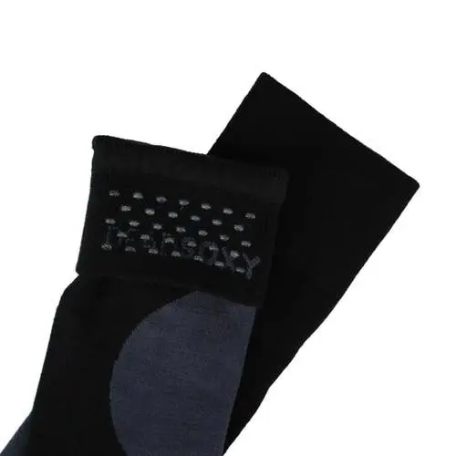 DEAD SOXY Circle Patch Mid-calf Dress Socks - Navy Blue