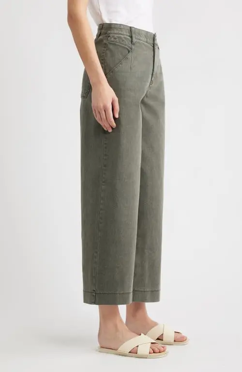 Wit & Wisdom Skyrise Ankle Wide Leg Jeans - Washed Thyme