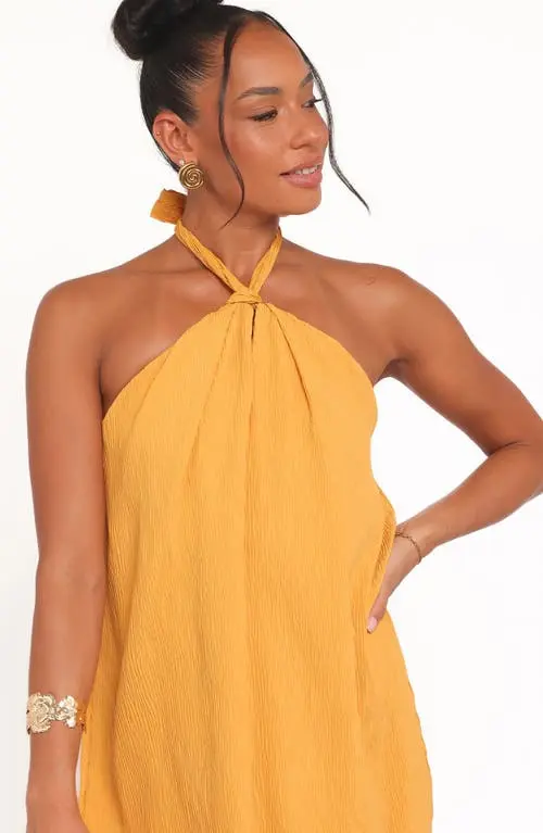 PETAL & PUP Theophania Halter Maxi Dress