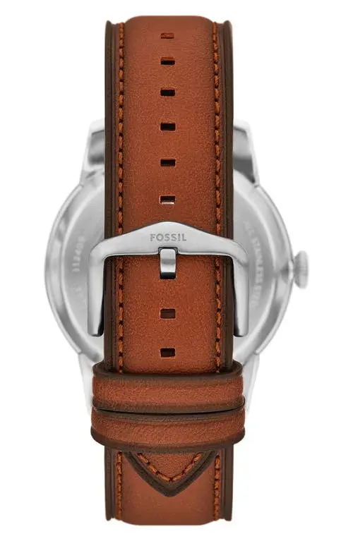Fossil Townsman Automatic Leather Strap Watch