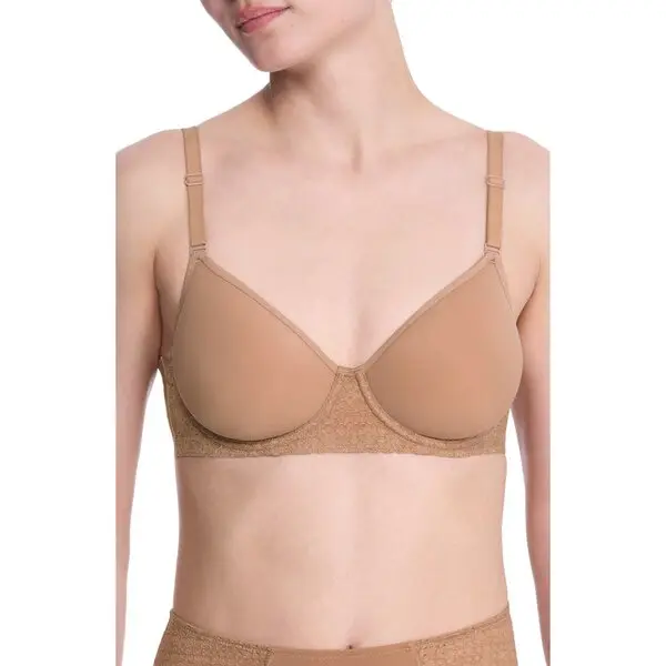 Natori Harmony Smooth Back Underwire Spacer T-shirt Bra - Buff