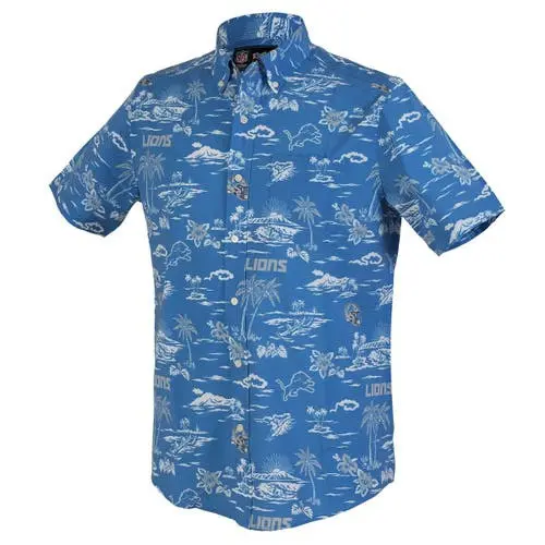 Reyn Spooner Detroit Lions Kekai Performance Button-down Shirt