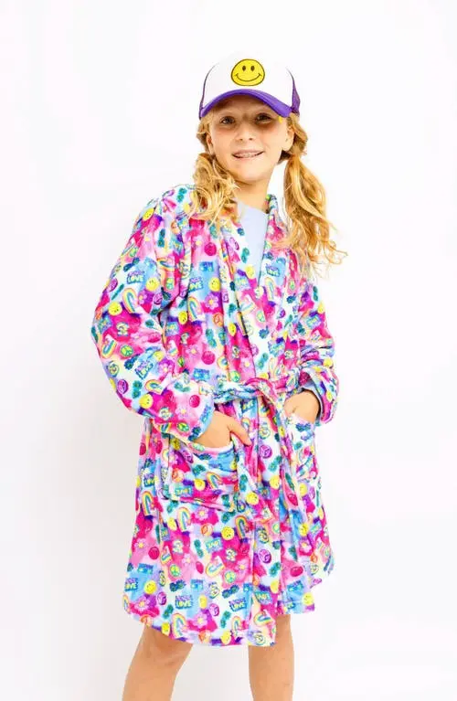 PREPPY GOOSE Cookie Press Plush Robe - Multicolor