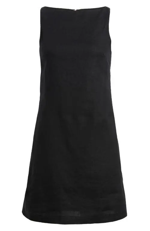blue dress for baby girl & OTHER STORIES Black Linen Cotton Blend Collared Long Sleeve Dress EU –  Second Wave Couture