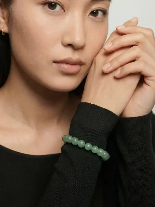 SEREE Jade Beaded Bracelet