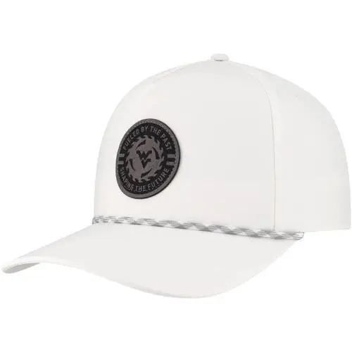 Our Legacy West Virginia Mountaineers Built On Bravery Caddy Adjustable Hat - White