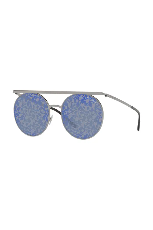 Giorgio Armani Rimless Round Sunglasses - Blue