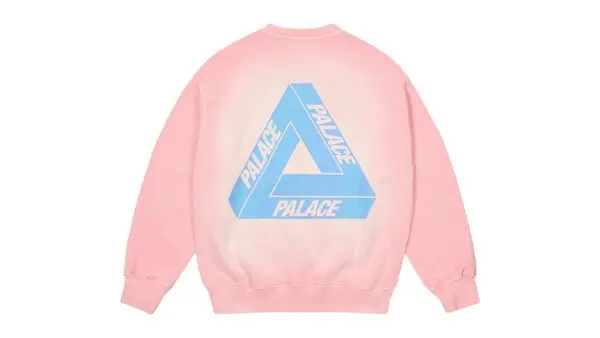 PALACE Reacto Triferg Crew - Pink
