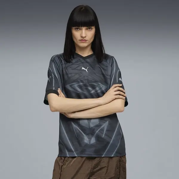 PUMA Tech-x Relaxed Soccer Jersey - Black