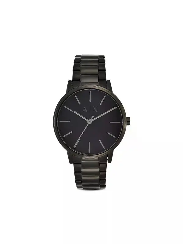 Armani Exchange 42mm Round Face Automatic Watch - Black