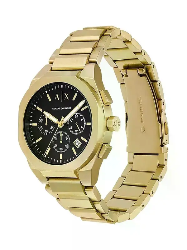 Armani Exchange 42mm Round Face Watch - Black