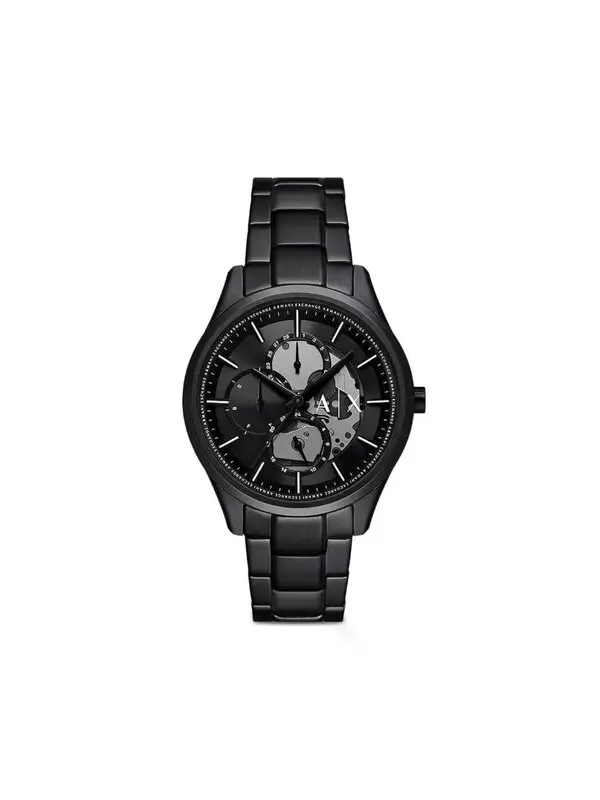 Armani Exchange 42mm Round-face Set - Black