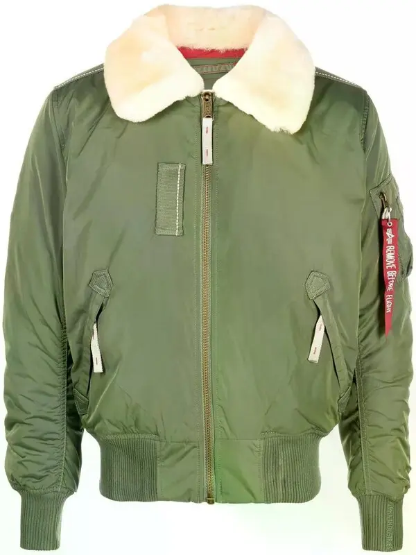 Alpha Industries Injector Iii Shearling-collar Jacket