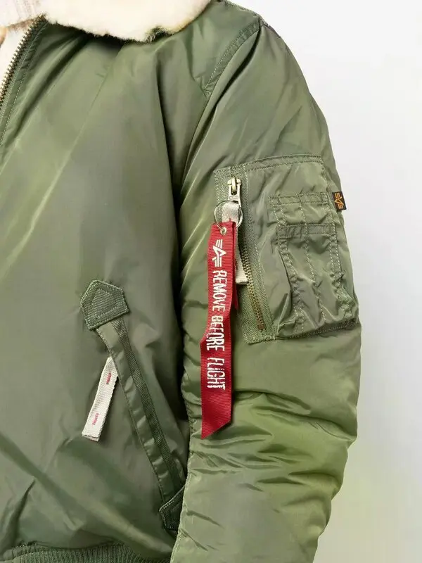 Alpha Industries Injector Iii Shearling-collar Jacket