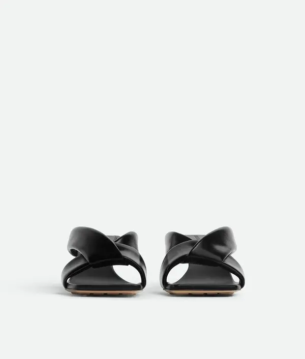 Bottega Veneta Riva Kitten-heel Mule - Black