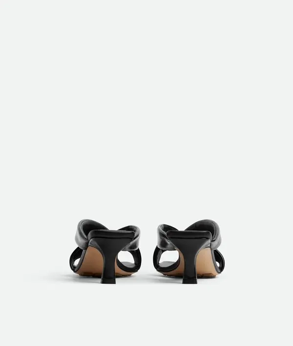 Bottega Veneta Riva Kitten-heel Mule - Black