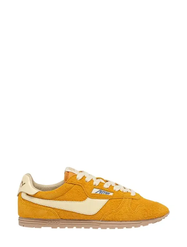 AUTRY Lace-up Sneakers - Yellow