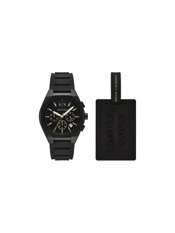 Armani Exchange Chronograph Watch - Black