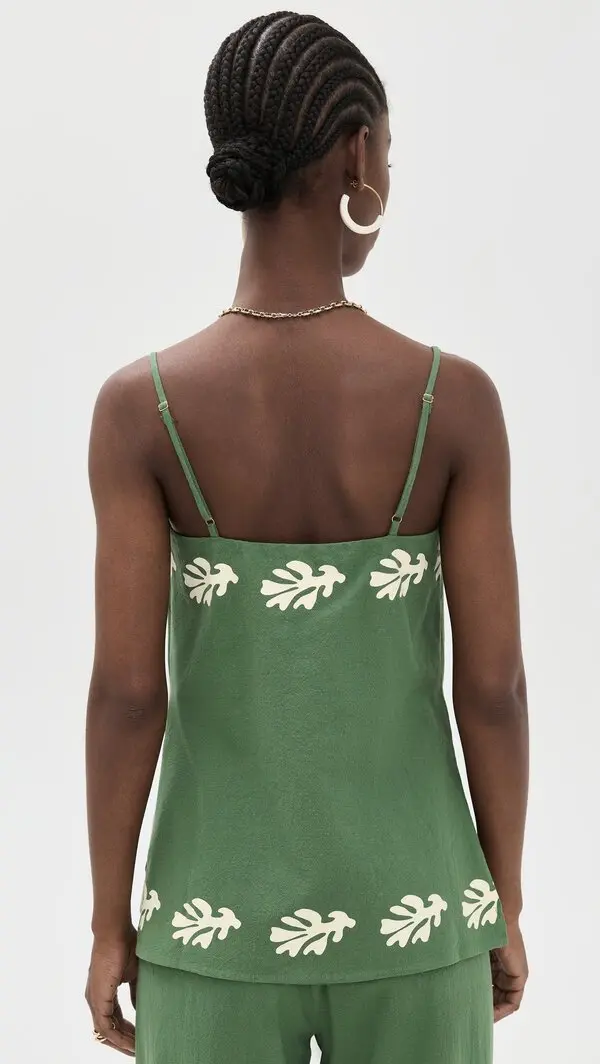 SEVEN WONDERS Amalia Top With Leaf Print