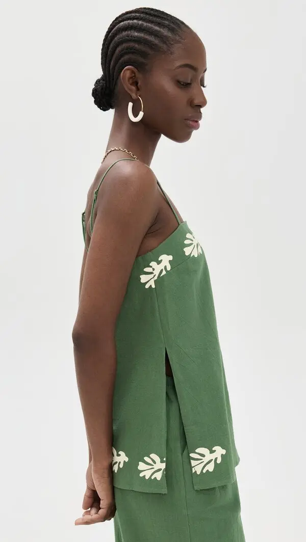 SEVEN WONDERS Amalia Top With Leaf Print