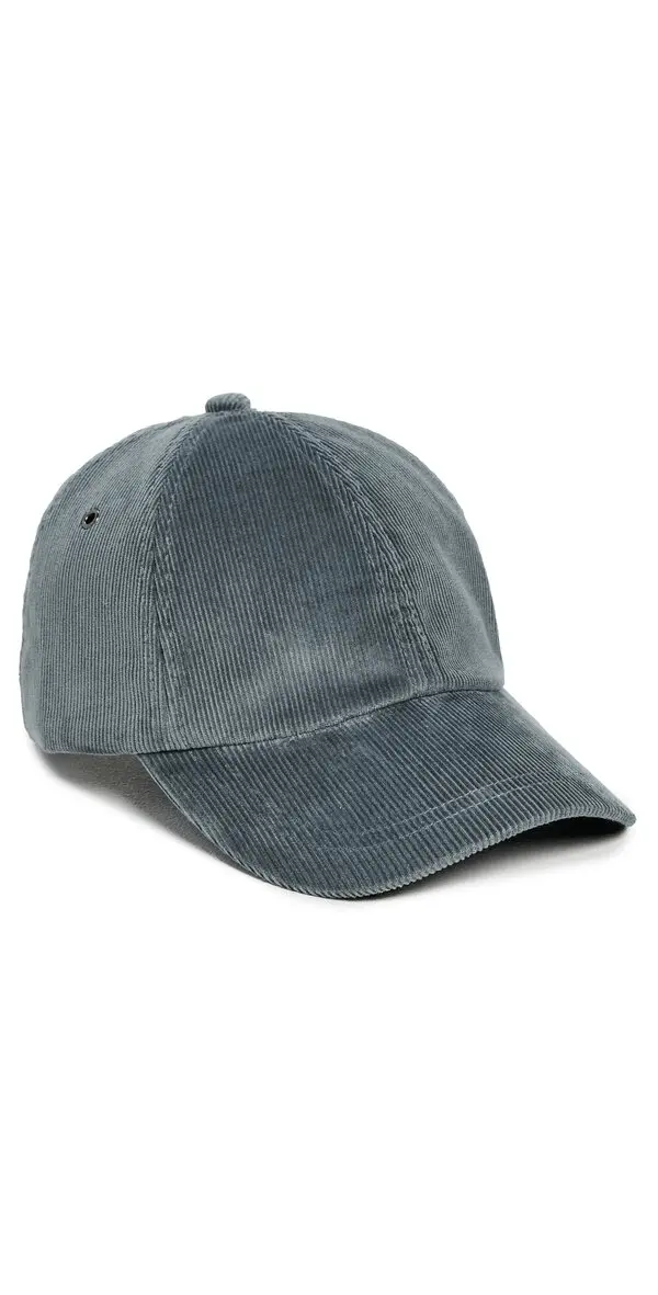Paul Smith Alex Corduroy Cap - Green-blue
