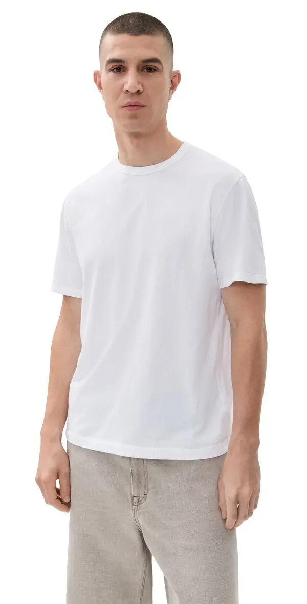 Officine Générale Crew Neck Tee - Optical White