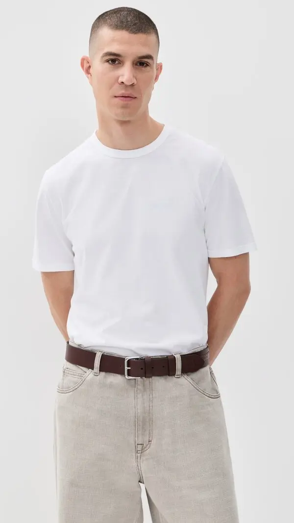 Officine Générale Crew Neck Tee - Optical White