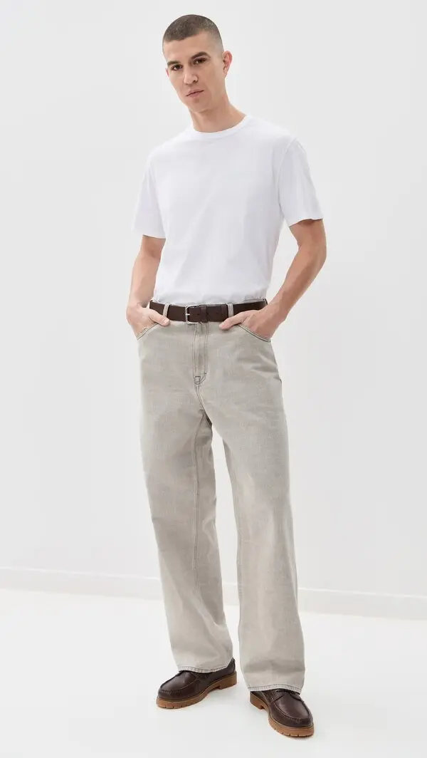 Officine Générale Crew Neck Tee - Optical White