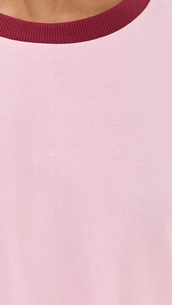 LE BOP Rory Ringer Tee - Pink