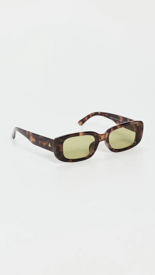 AIRE Ceres Rectangular Sunglasses - Dark Tort