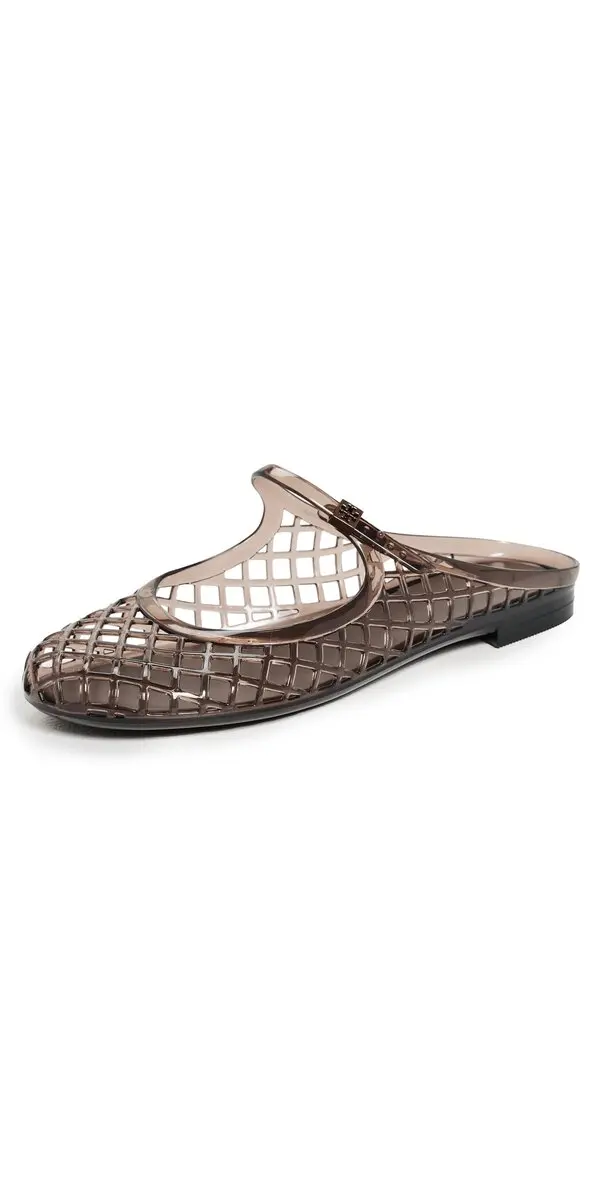 Tory Burch Mary Jane Jelly Flats - Cocoa