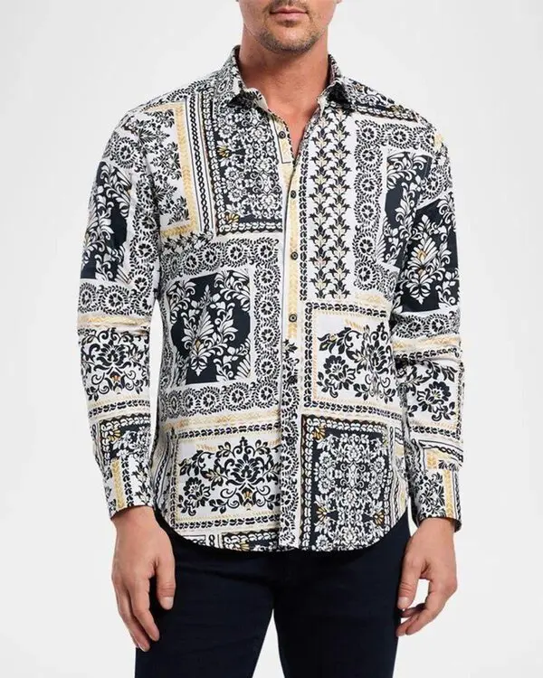 Robert Graham Apos;s Valleta Damask Sport Shirt